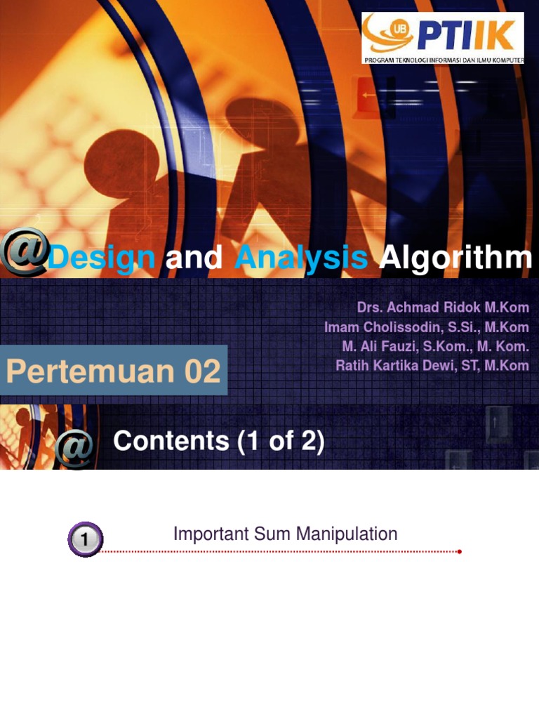 Pertemuan 2 Non Recursive Algorithm Efficiency | PDF