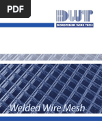 Welded Wire Mesh Data Sheet 20210601 | PDF | Wire | Welding