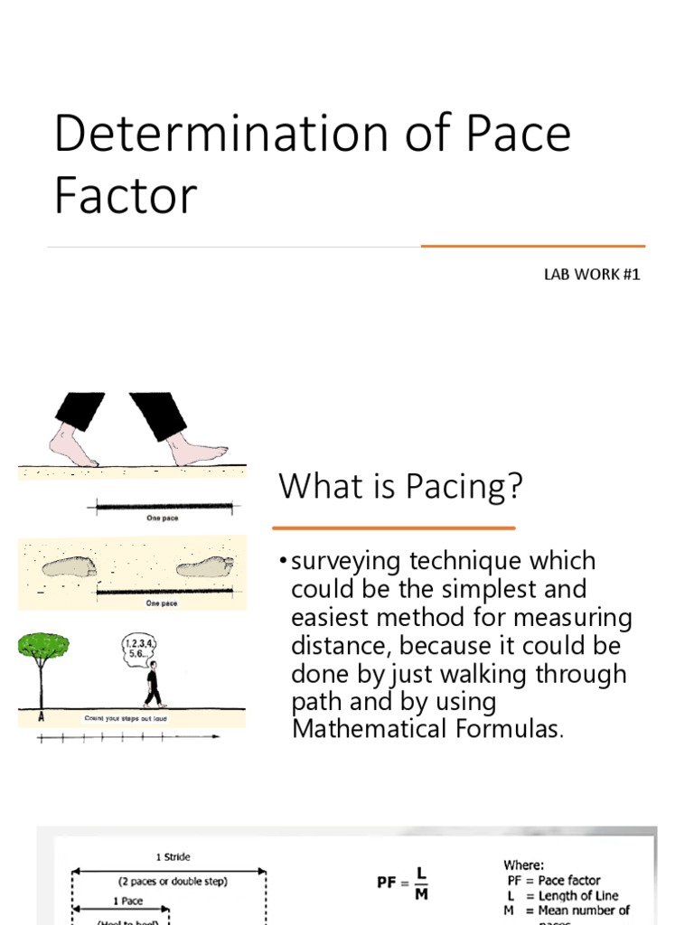 Determination of Pace Factor | PDF
