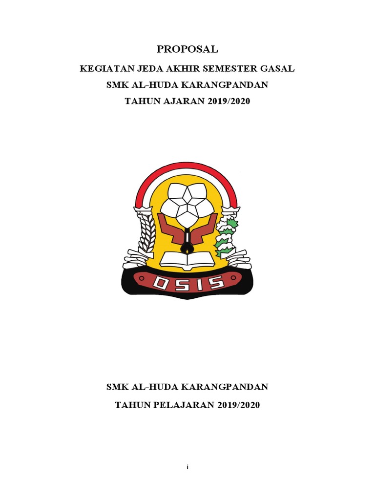 Proposal 2 Osis Jeda 2019 New | PDF