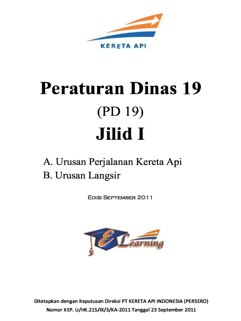 PD 19 Jilid I Urusan Perka Dan Langsir | PDF