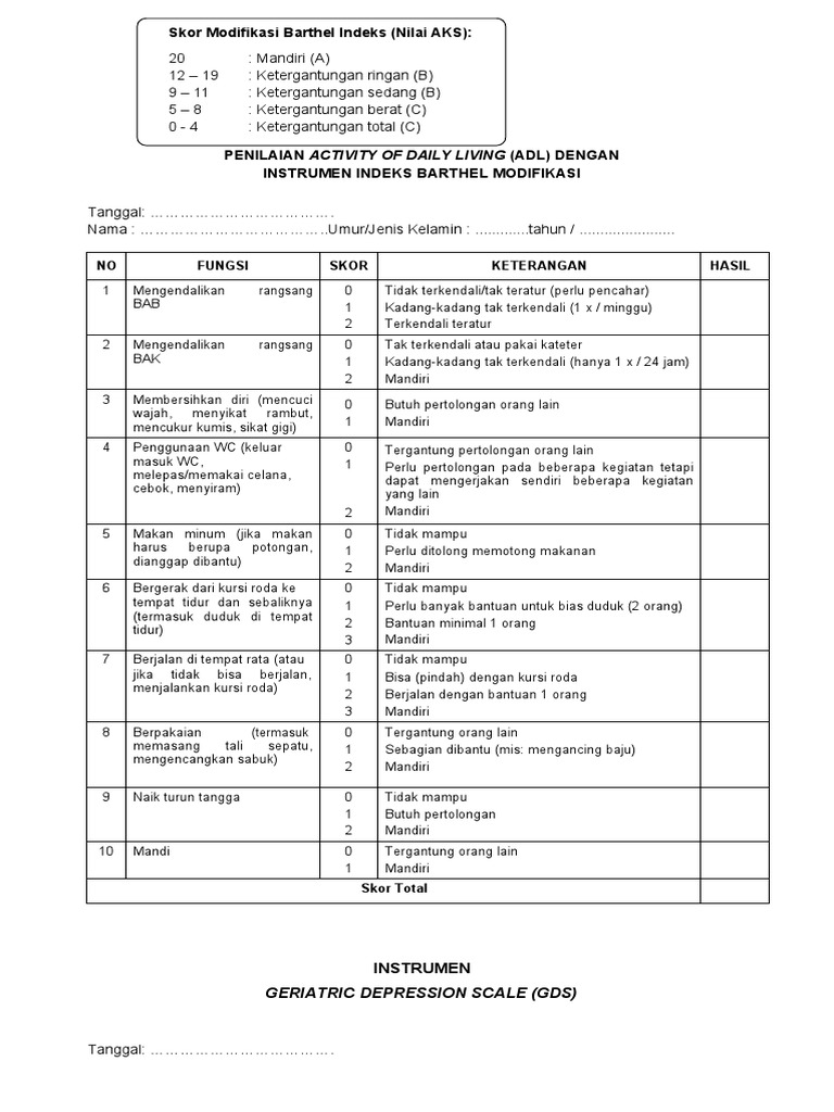 Format Pengkajian P3G | PDF