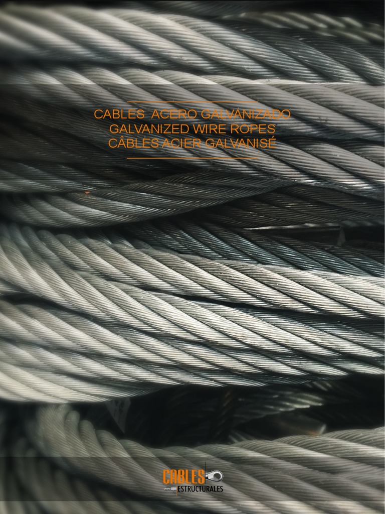 Cables Estructurales Cables Acero Galvanizado 2019 2020 | PDF | Rieles
