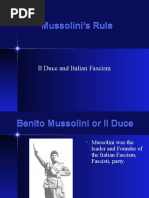 Mussolini's Fascism: Primary Sources | PDF | Benito Mussolini | Fascism