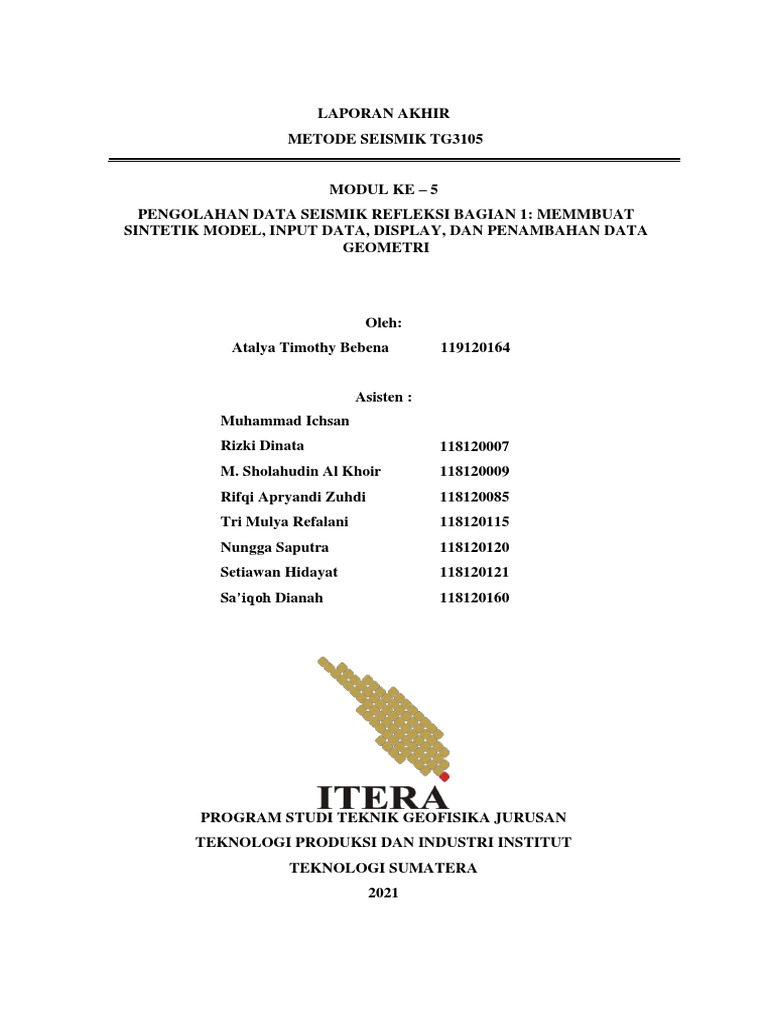 LA - A - 119120164 - Atalya - Modul 5 | PDF