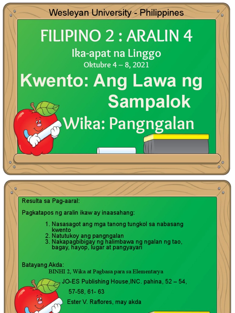 FILIPINO 2 - Aralin 4 - Pangngalan | PDF