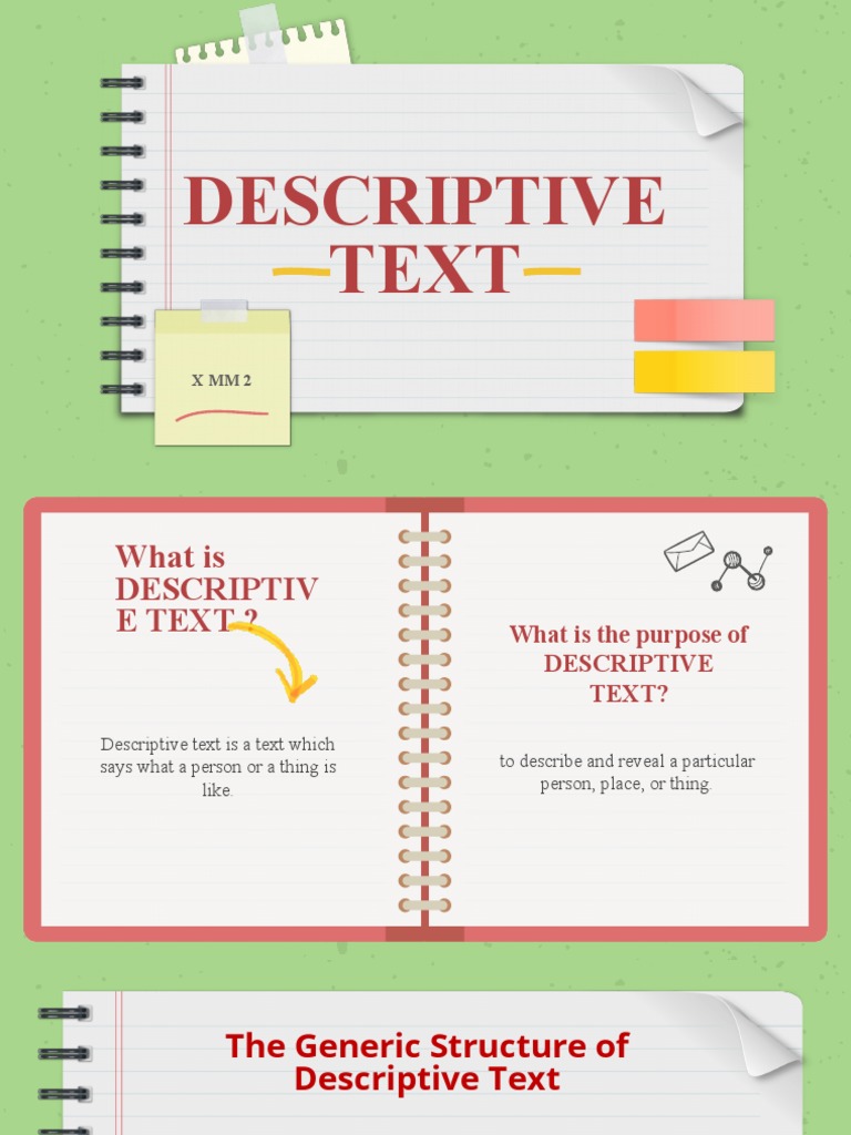 Understanding Descriptive Text Structure | PDF