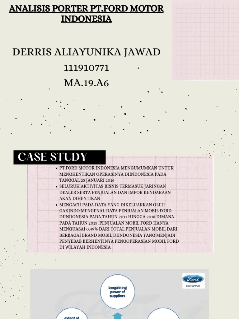 Analisis Porter PT - Ford | PDF