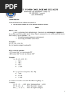 The Language of Sets PPT Part1 | PDF | Set (Mathematics) | Numbers