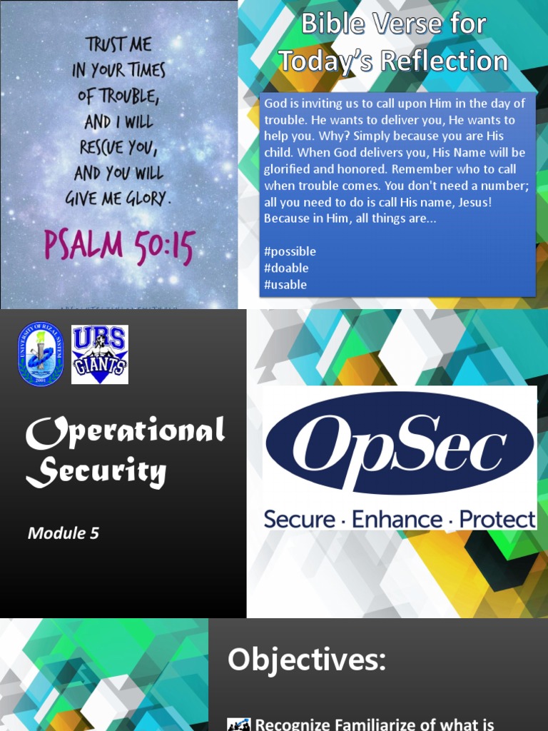 MODULE 5 Operational Security (Midterm) | PDF | Vulnerability ...