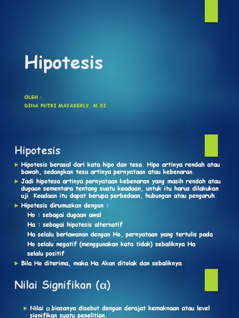 Uji Beda Satu Mean (Uji T Dan Z) | PDF