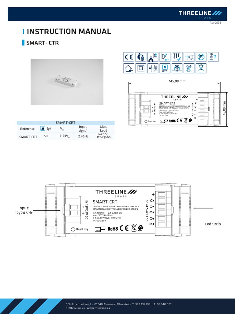 MANUAL SMART - Rev2109 | PDF | Fuerza | Ingenieria Eléctrica