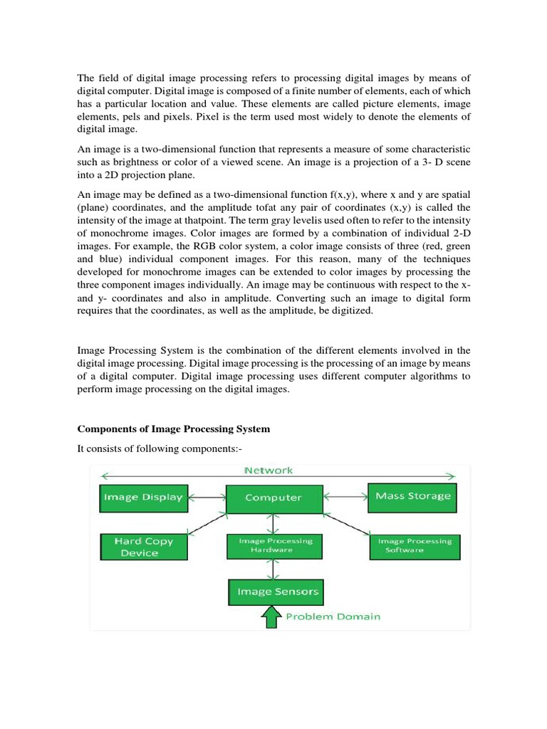 A Comprehensive Overview of Digital Image Processing: Fundamental ...