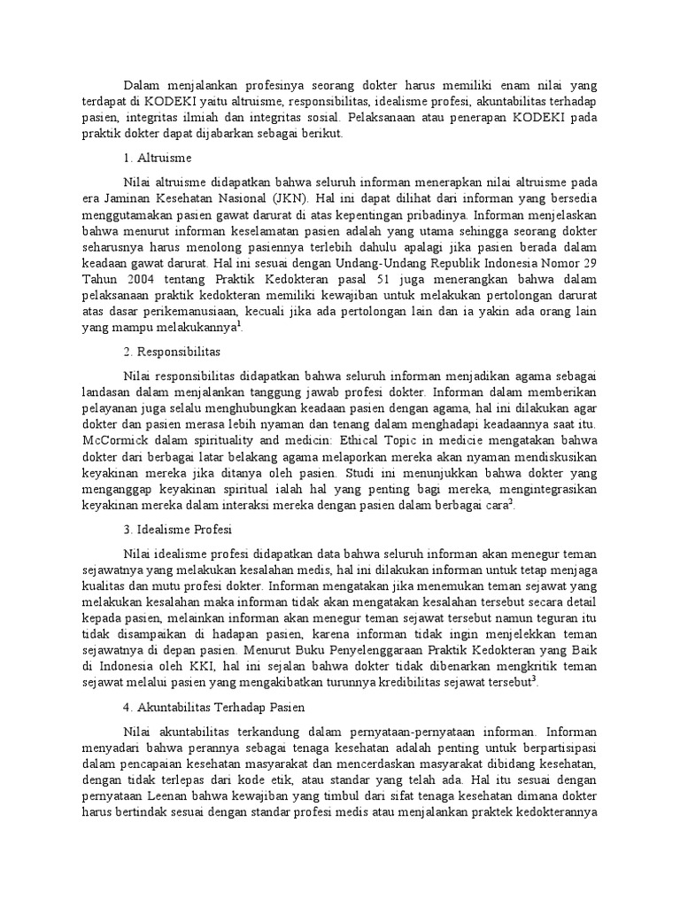 Penerapan Kodeki | PDF