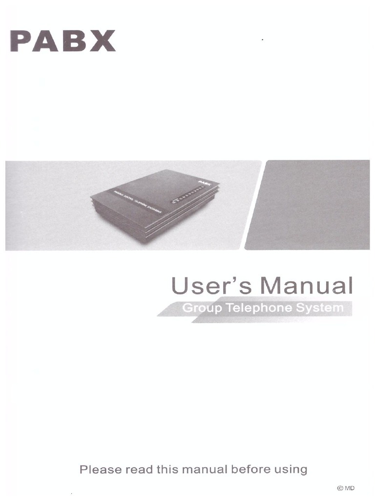 Pabx User Manual Cki | PDF