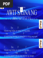 Awit Sa Ina NG Santo Rosario (Chords) | PDF
