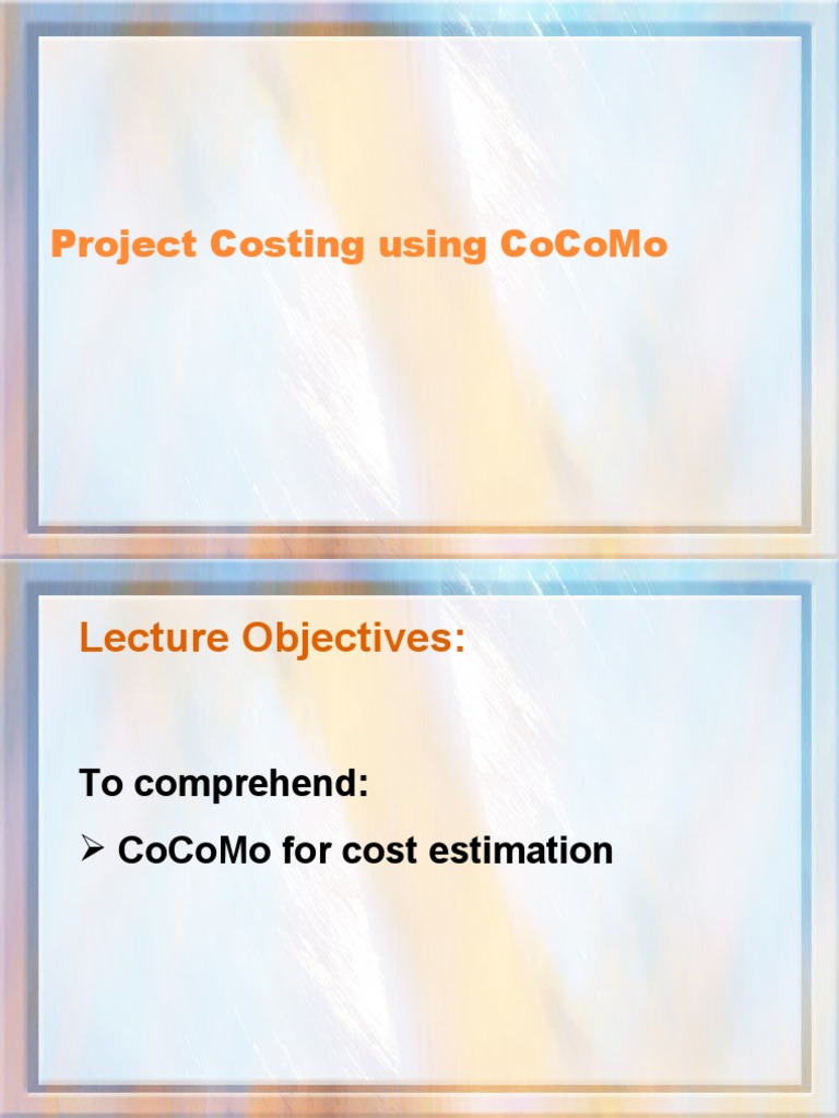 Project Costing Using Cocomo | PDF | Computing | Digital Technology
