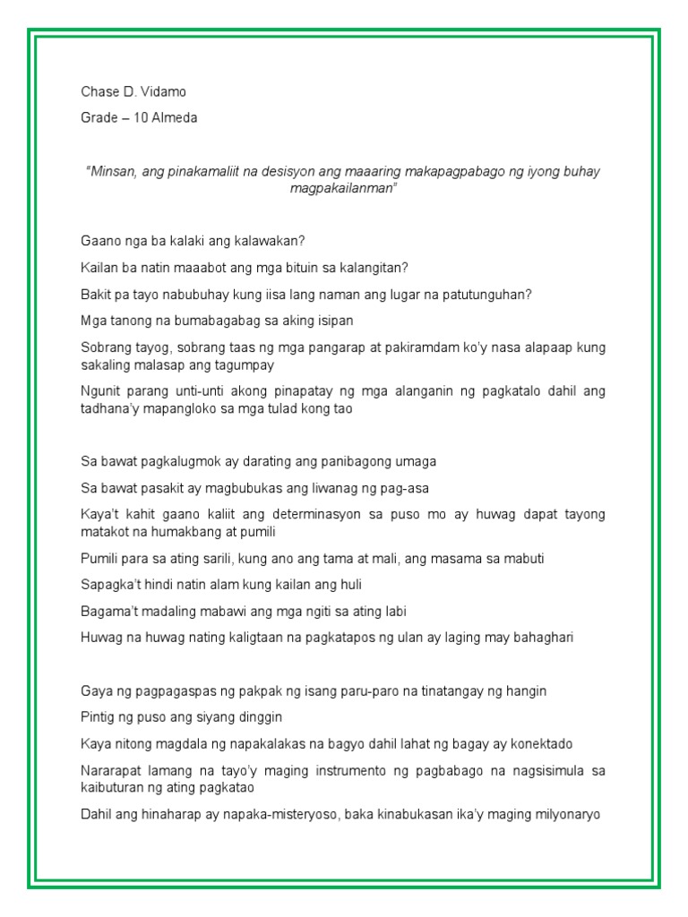 Liongo Spoken Word Poetry | PDF