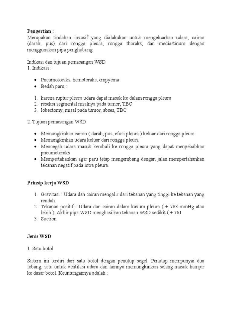 Panduan Lengkap Pemasangan WSD | PDF | Sains & Matematika