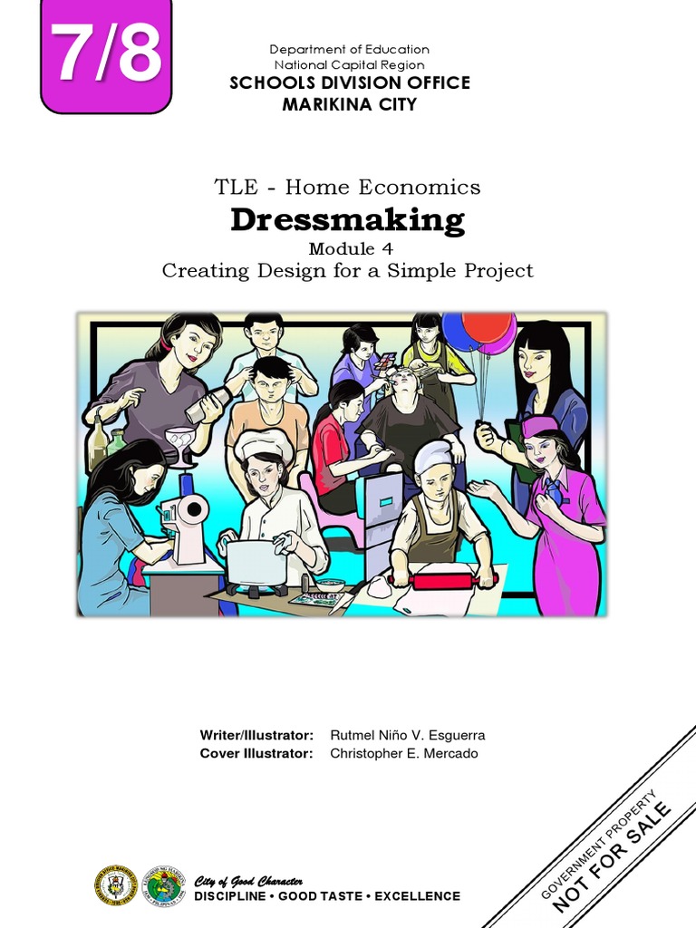 Dressmaking: TLE - Home Economics | PDF | Design | Seam (Sewing)