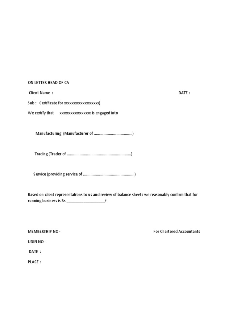 CA Letterr | PDF