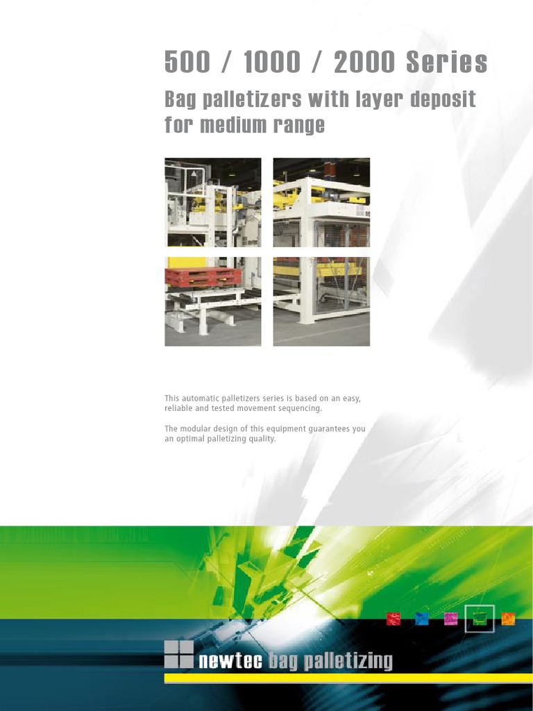 Newtec Bag Palletizers Overview | PDF | Pallet | Elevator
