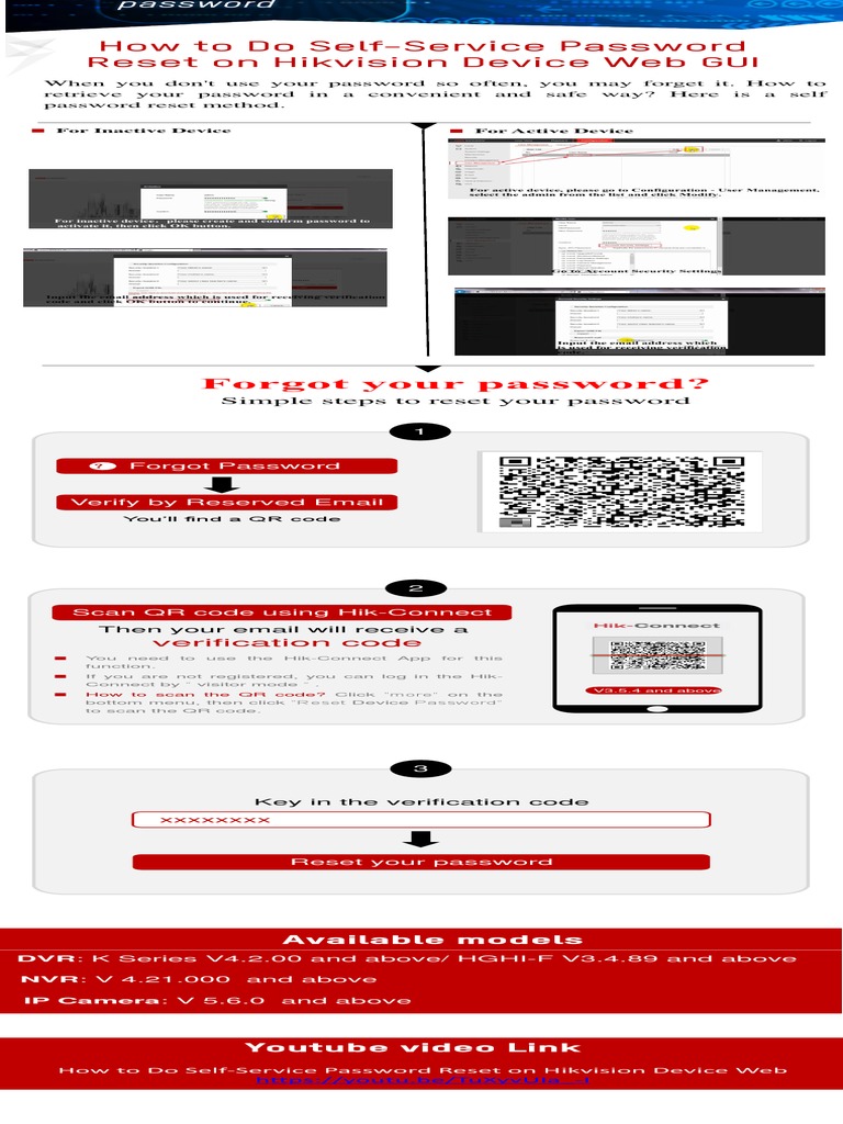 Hikvision Password Reset Guide | PDF