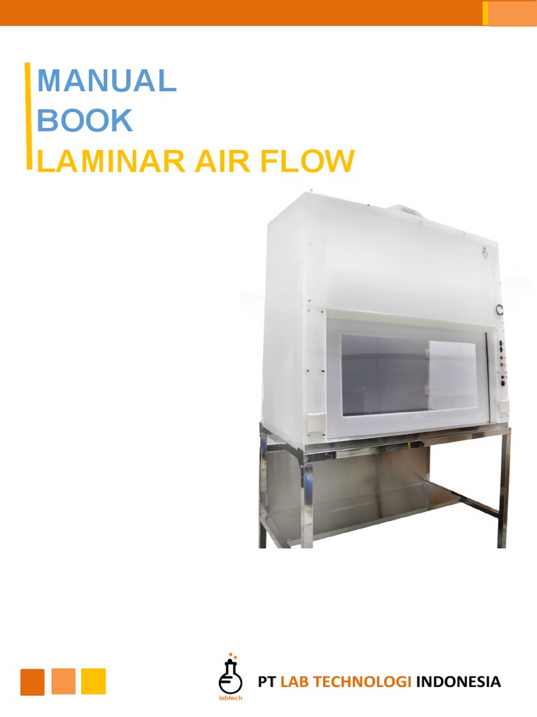 Manual Book Laminar Air Flow | PDF