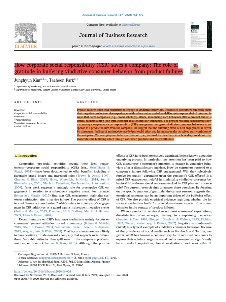 How Corporate Social Responsibility (CSR) Saves A Company The Role of ...