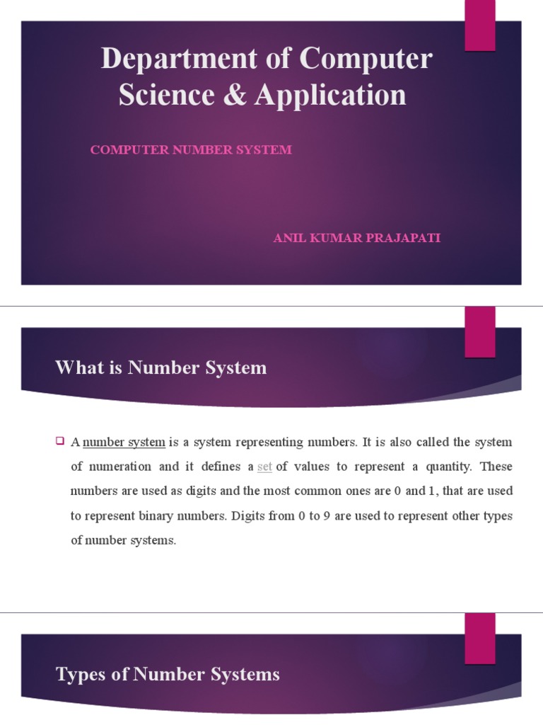 Number System | PDF | Decimal | Computer Architecture