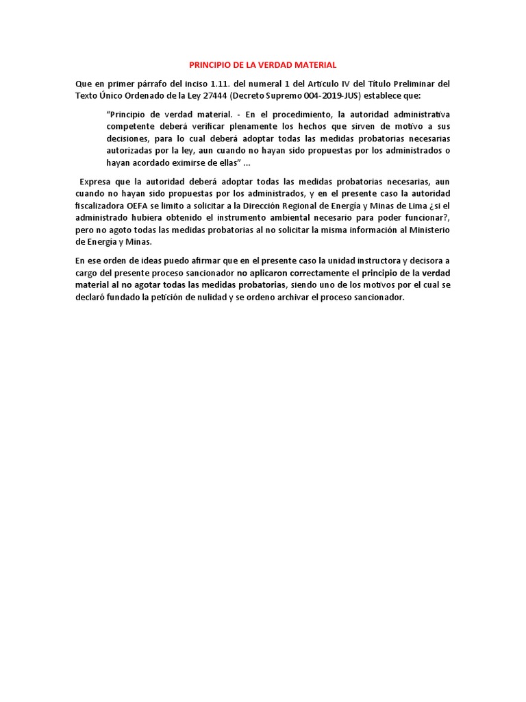 Verdad Material | PDF