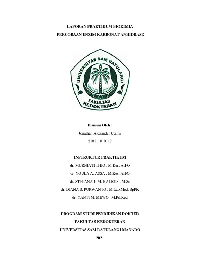 Laporan Praktikum Biokimia | PDF