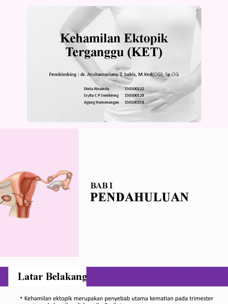 Kehamilan Ektopik Terganggu (KET) - Drarvita | PDF