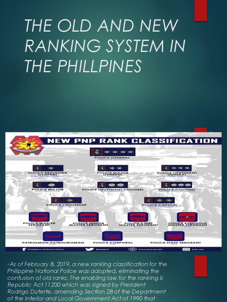 The Old and New Ranking System in The 1 | PDF