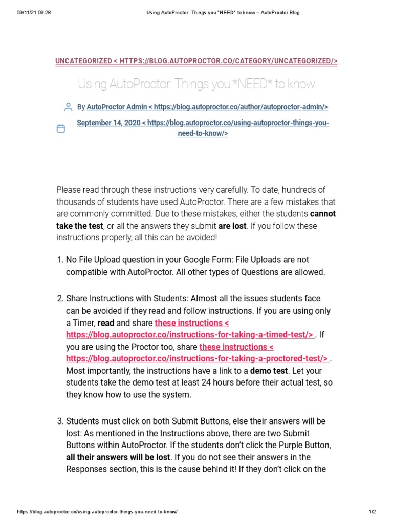 Using AutoProctor - Things You - NEED - To Know - AutoProctor Blog ...