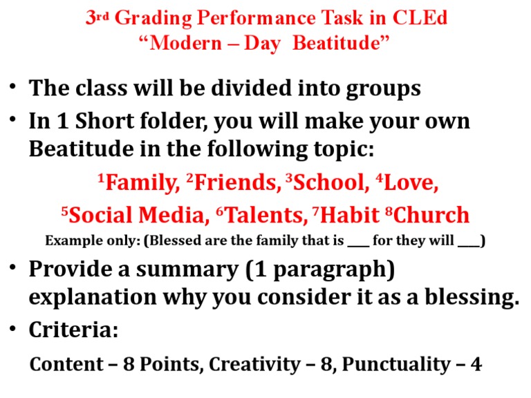 Grade 8 Project in 3RD Grading | PDF