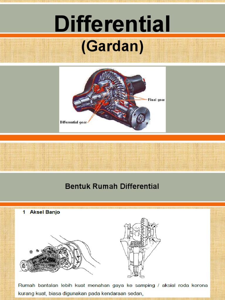 Materi PSPTKR Differential Atau Gardan Bagian 2 | PDF