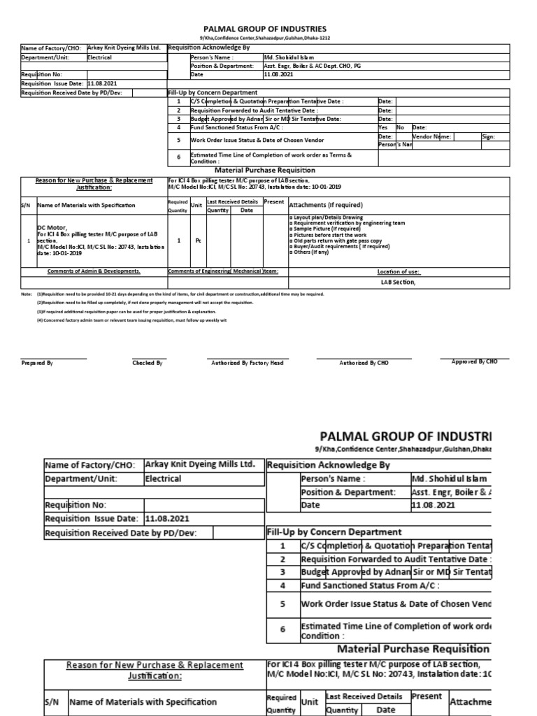 New Requisition 2021 | Download Free PDF | Specification (Technical Standard) | Procurement