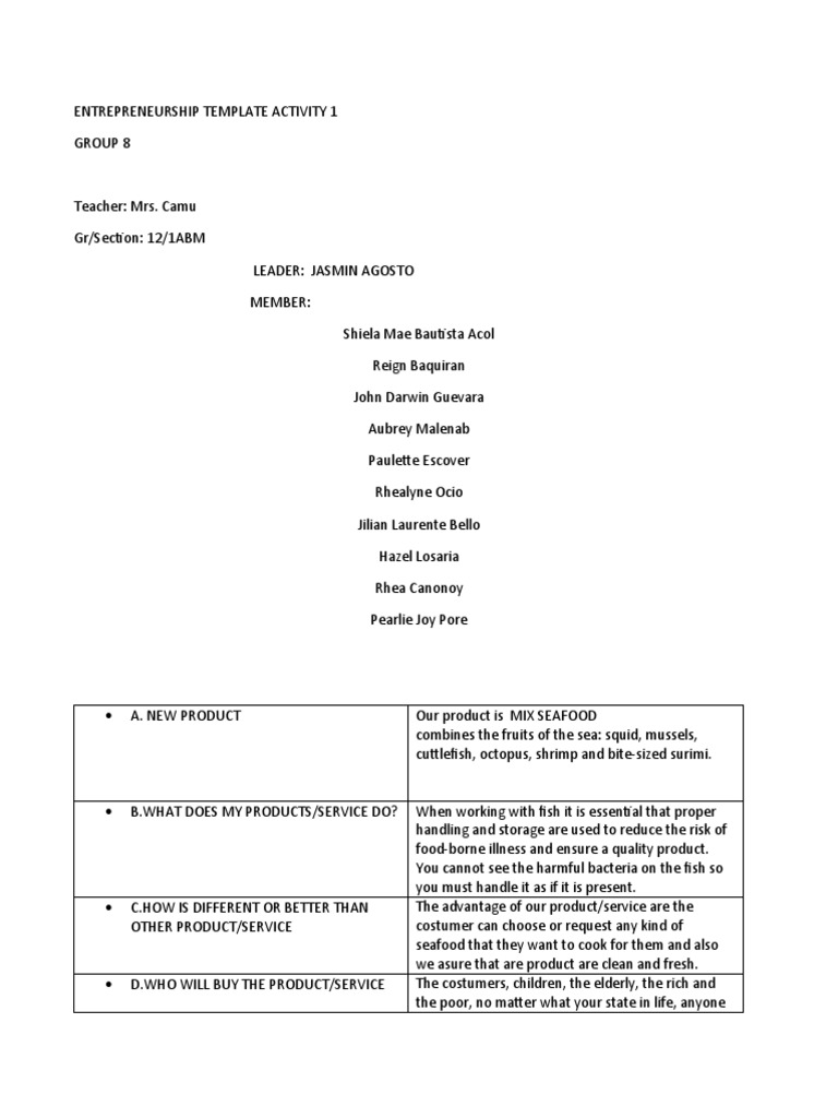 Mix Seafood Restaurant Business Plan | PDF | Social Media | Popular ...