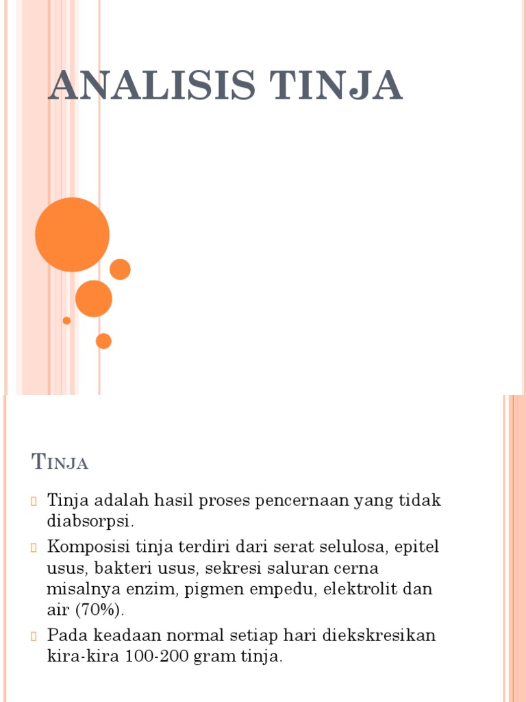 Analisis Feses | PDF