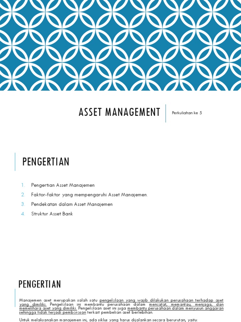 Asset Management Bank | PDF