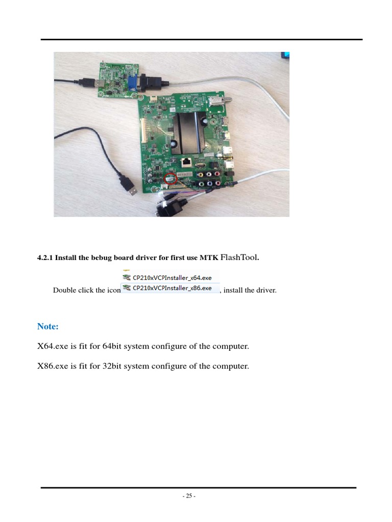 Flashtool: 4.2.1 Install The Bebug Board Driver For First Use MTK | PDF | Device Driver | Dos