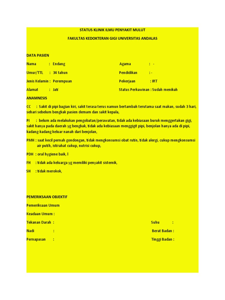 Form Kuning OM Skenario 3 | PDF