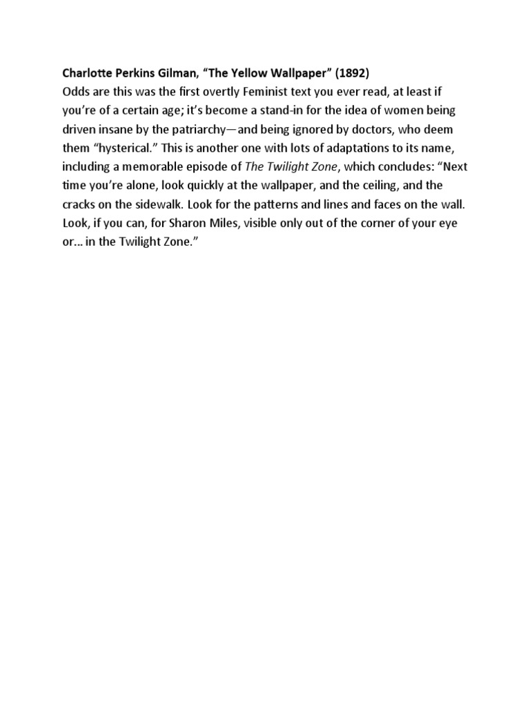 Charlotte Perkins Gilman | PDF
