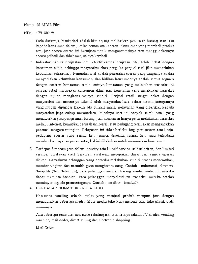 Praktek Bisnis Pertemuan 4 | PDF