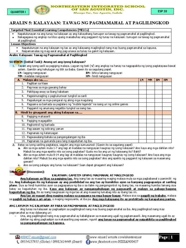 ESP10 Module 5 & 6 (Q1) | PDF