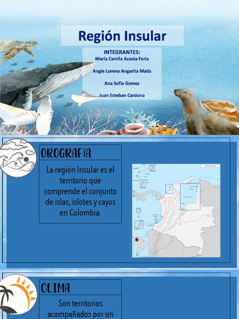 Región Insular - Diapositivas Apoyo | PDF