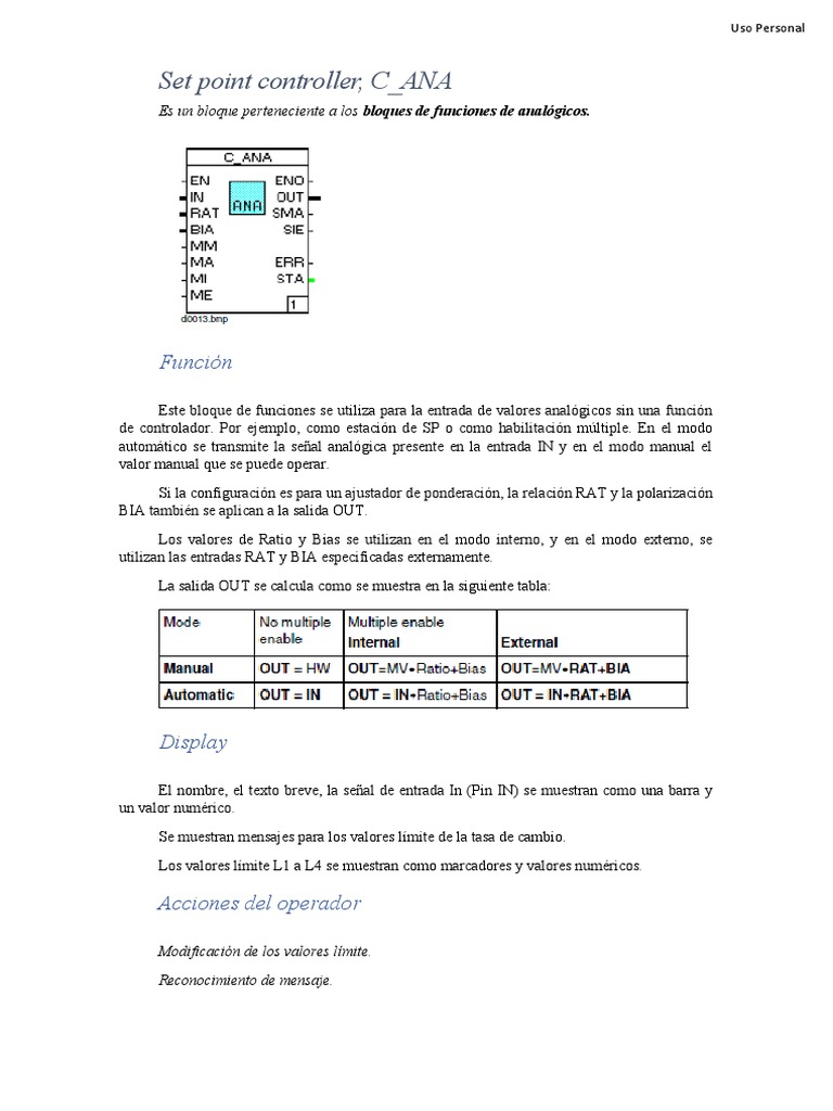 C - ANA, Set Point Controller | PDF | Informática | Ingeniería Informática