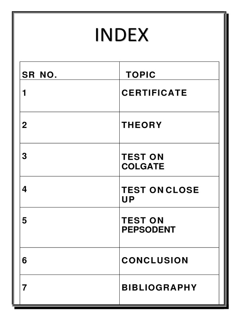 Index: SR No. Topic 1 Certificate | PDF | Magnesium | Phosphate