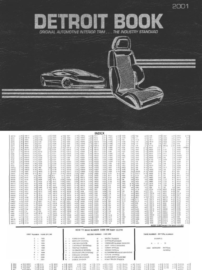 2001 Detroit Book | PDF